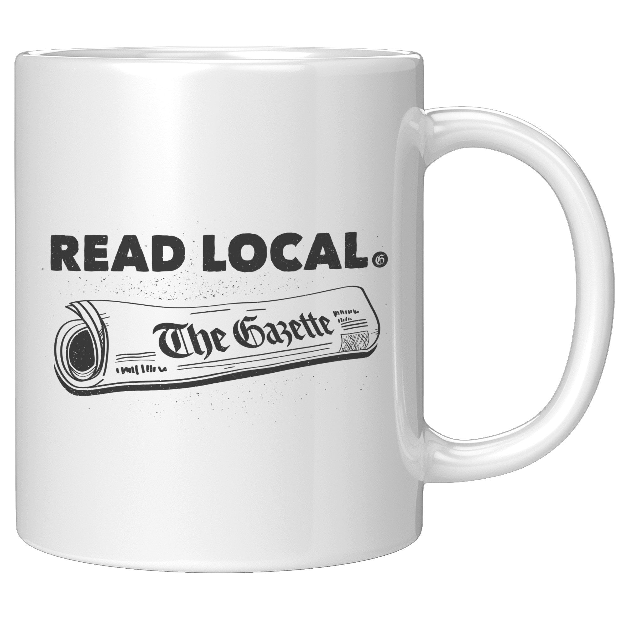 Read Local Mug – The Gazette Store